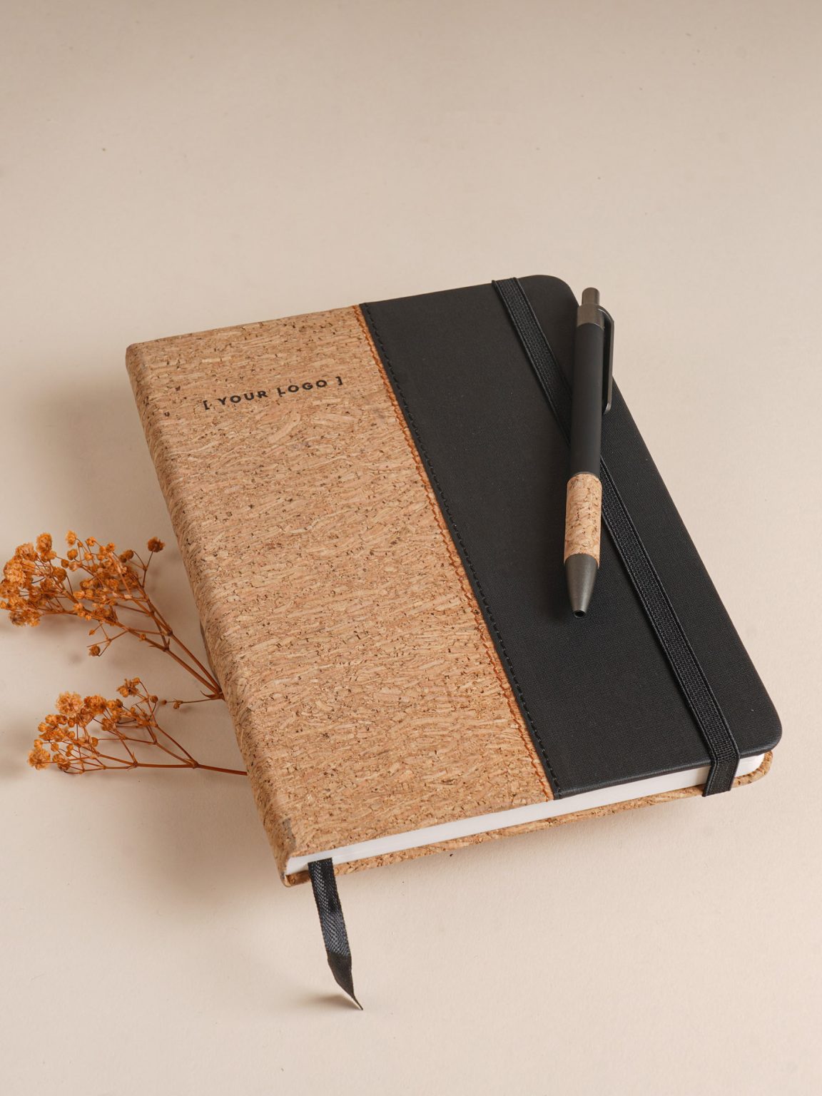 Personalized Eco Friendly Cork Notebook With Cork Pen - Sytara