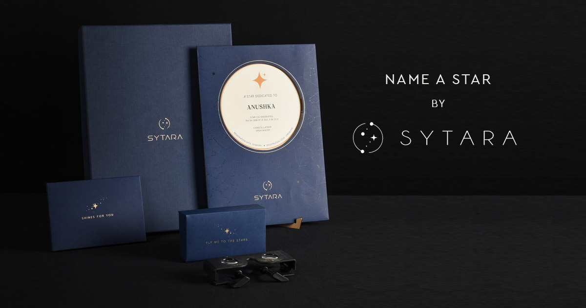 Name A Star: With Star Tracking App & Gift Kit - Sytara